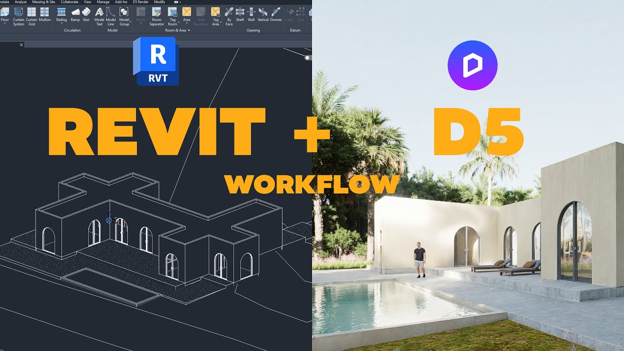 Revit D5 Render Full Beginner Tutorial Youtube
