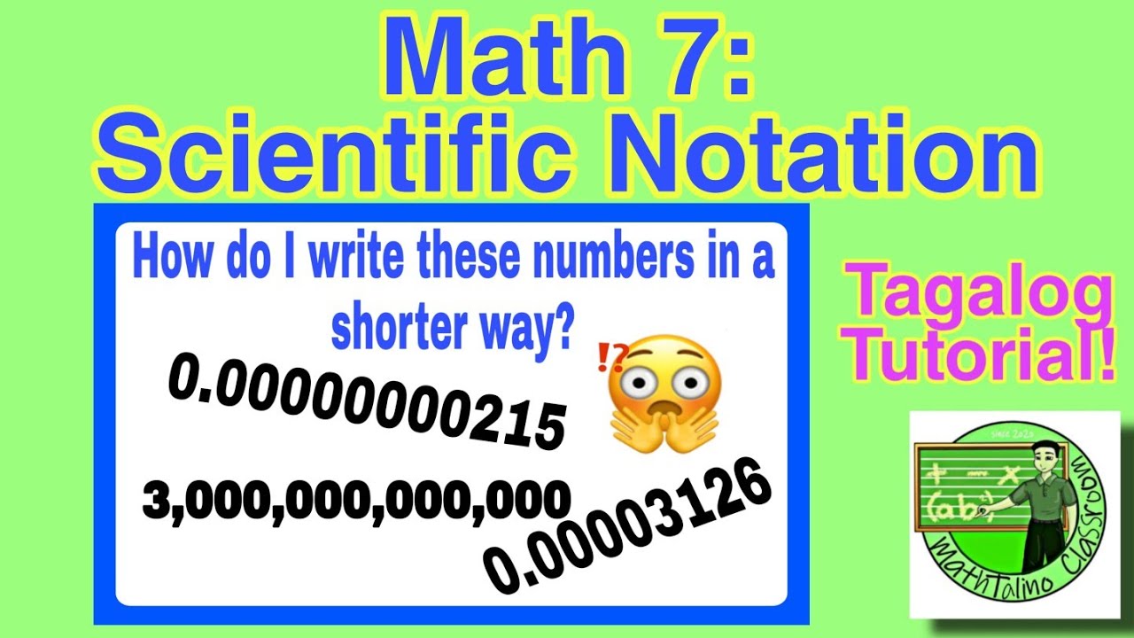 Math 7 Scientific Notation Youtube
