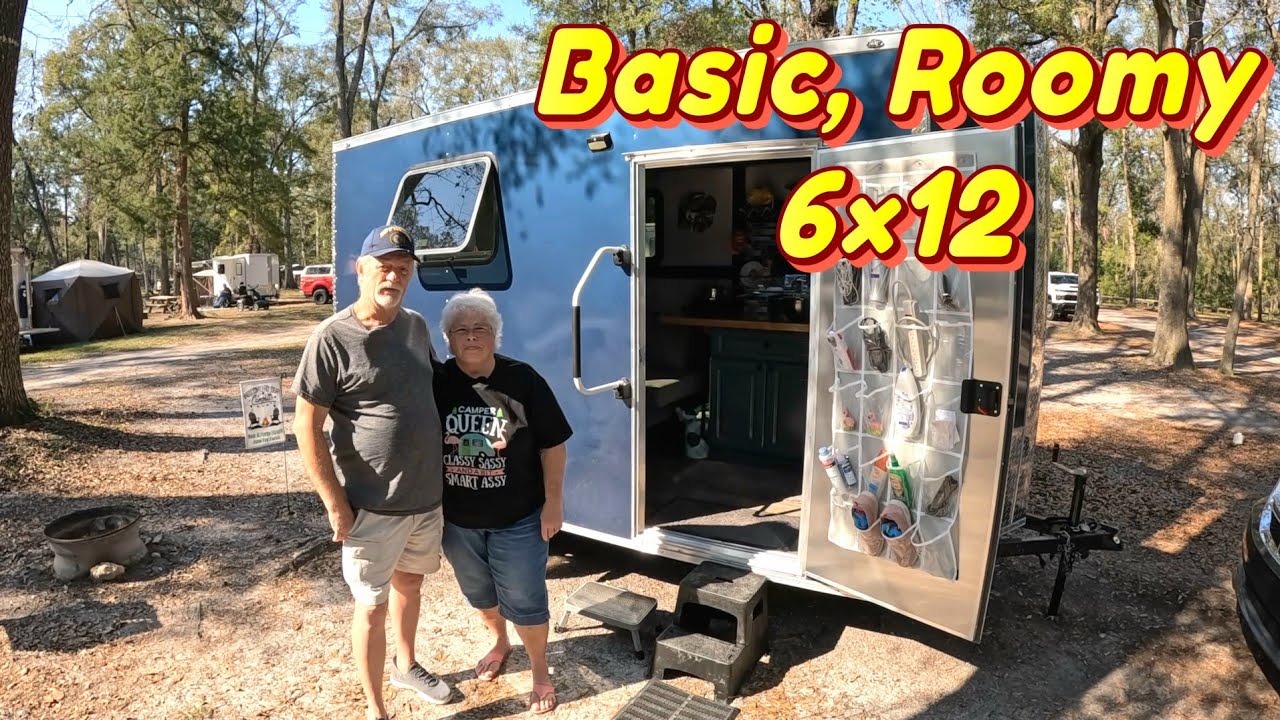 A Basic 6 12 Cargo Trailer Conversion With Versatility In Mind Their