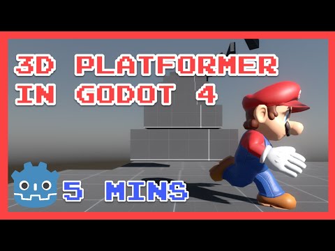 How To Make A 3d Platformer In Godot 4 Youtube
