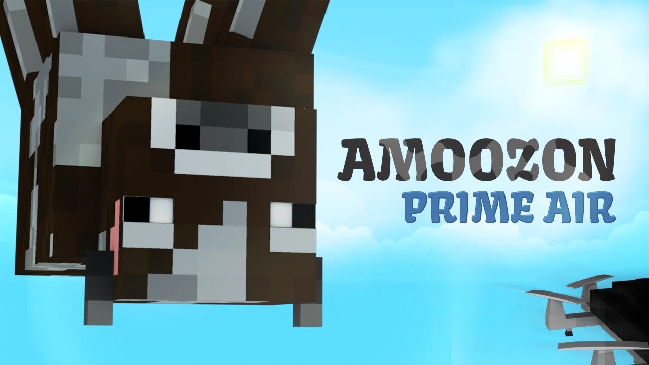 Amoozon Prime Air Minecraft Animation Feat Drones Youtube