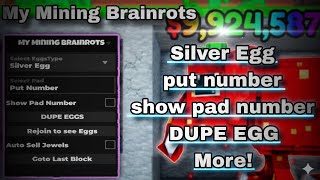 New My Mining Brainrots Op Script Dupe Eggs Auto Sell Jewels Go To Last ...