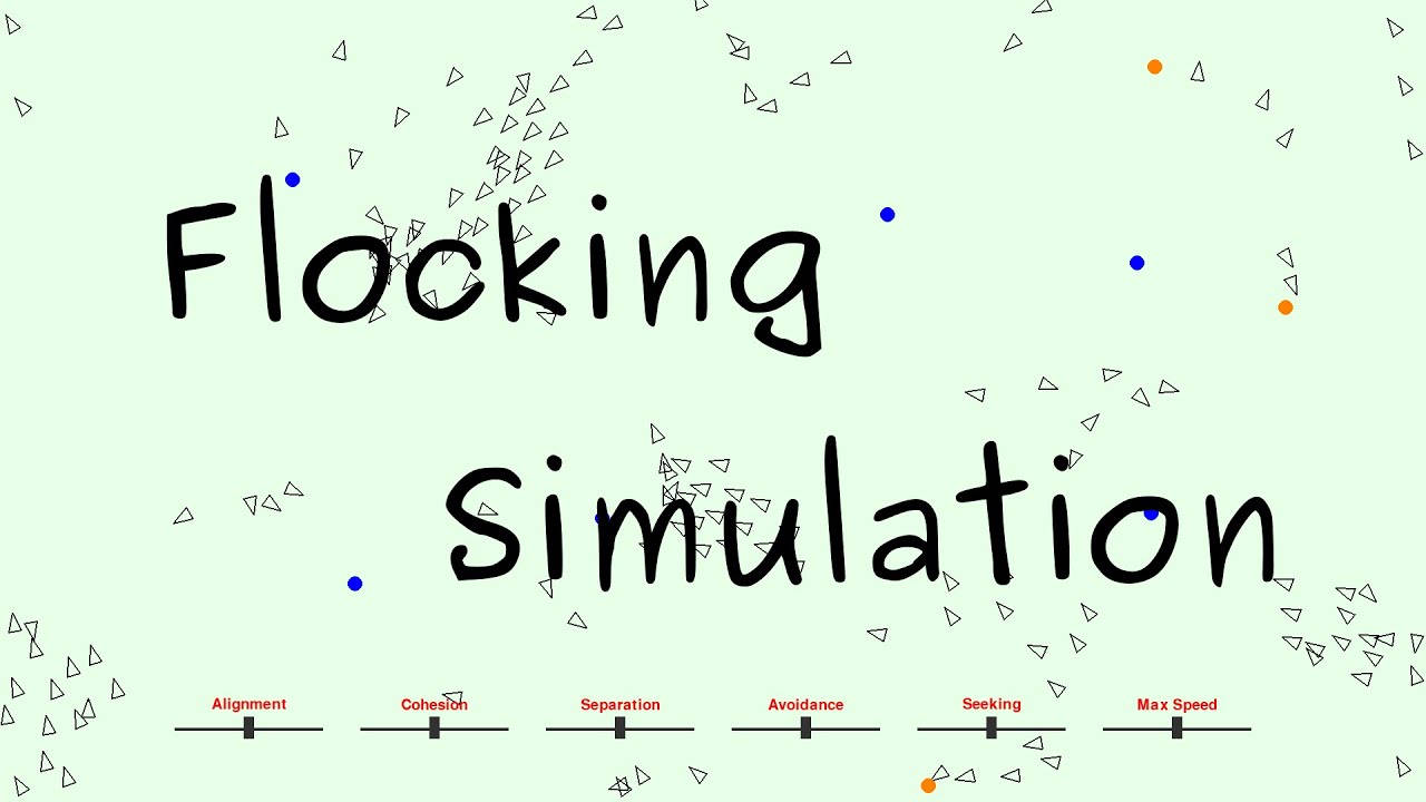 Flocking Simulation Youtube