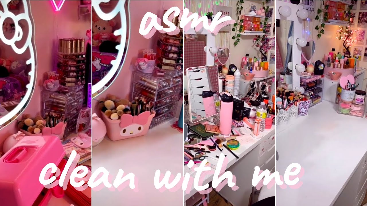 Asmr Vanity Cleaning And Organizing Videos Get Your Life Together Be