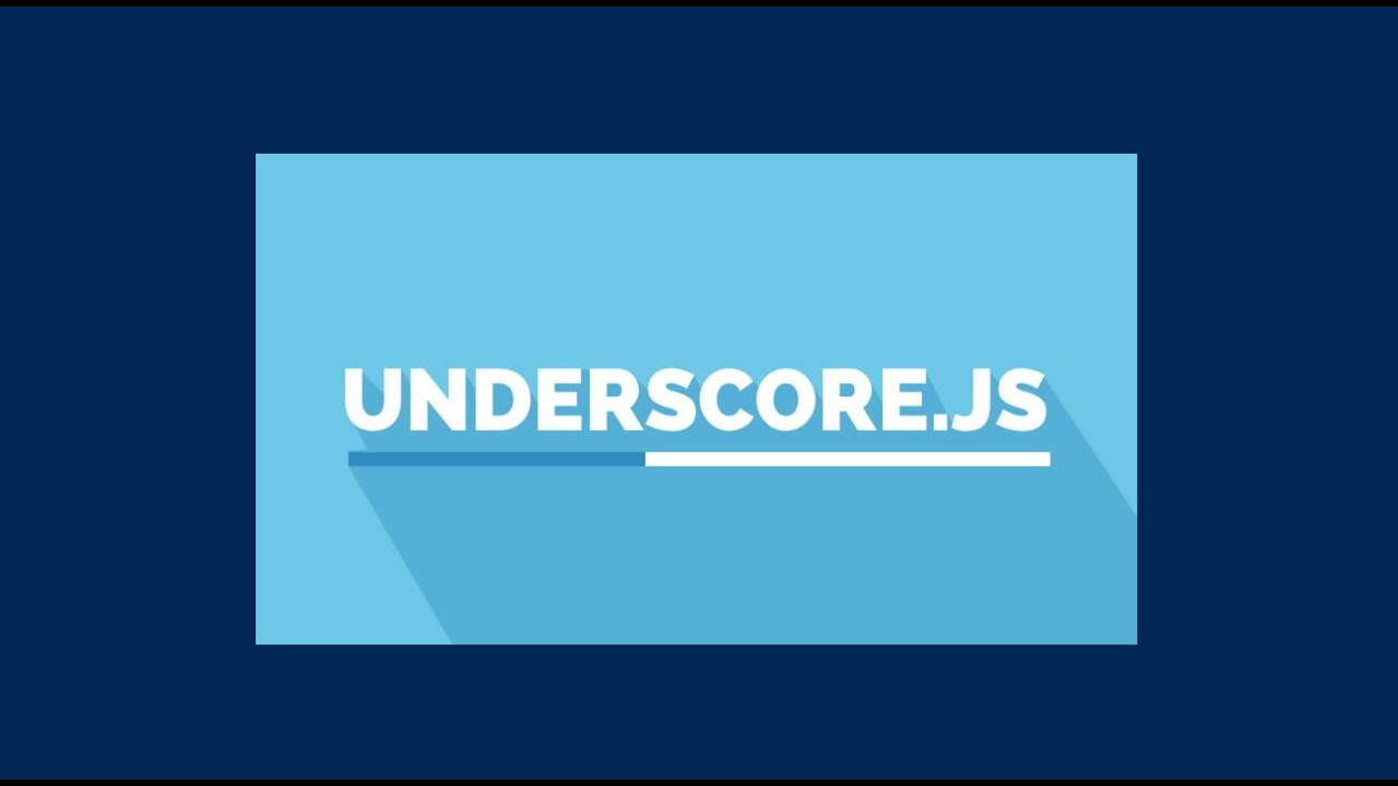 Underscore Js Overview And Tutorial Youtube