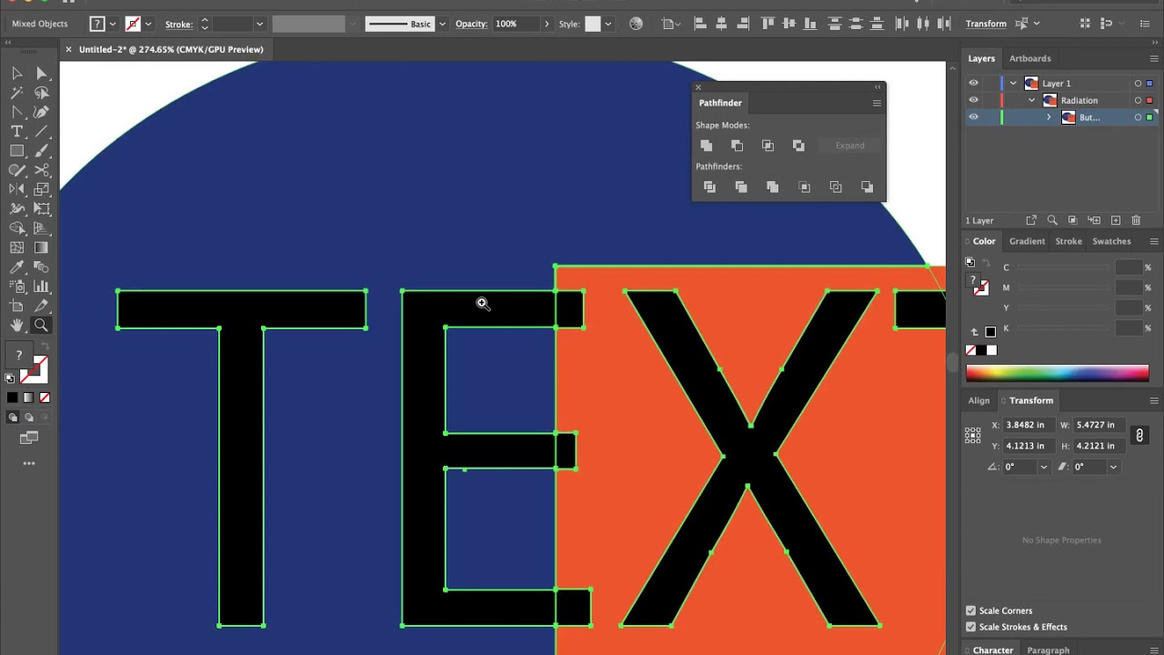 Trapping In Illustrator Youtube