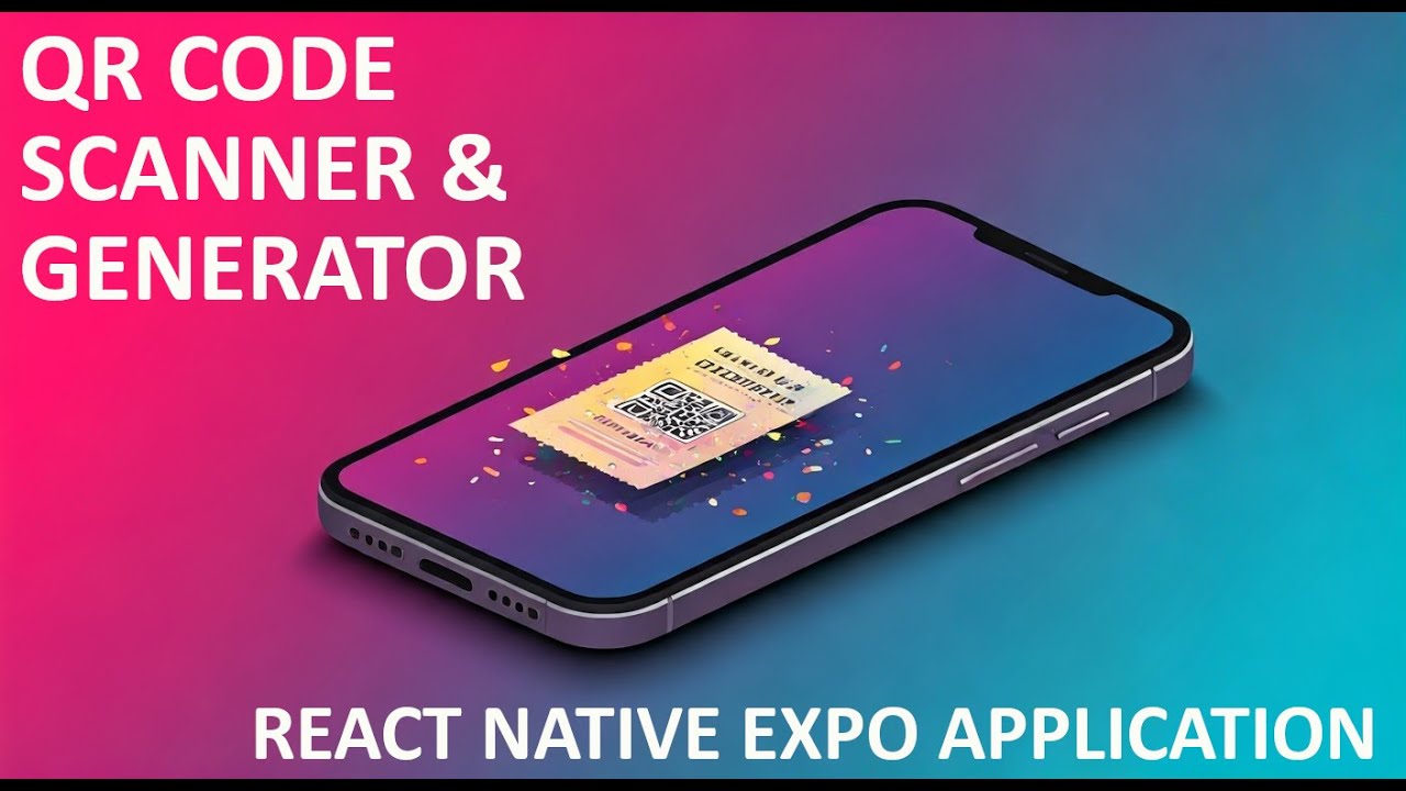 React Native Project Qr Code Scanner And Generator Youtube