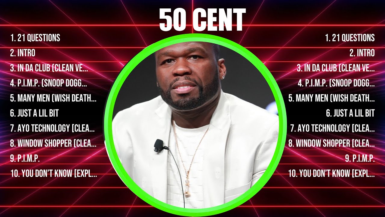 50 Cent Top Hits Popular Songs Top 10 Song Collection Youtube