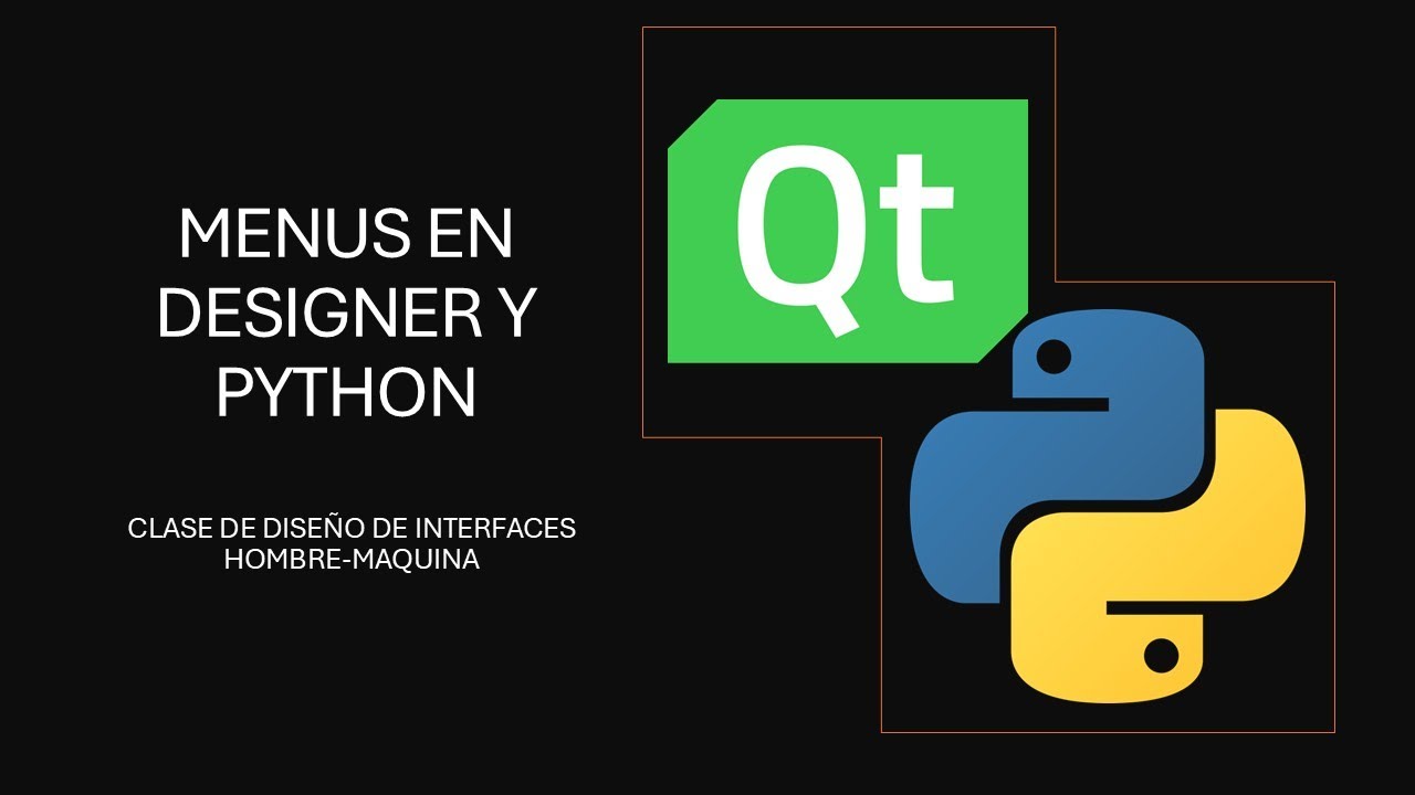 Menus En Python Y Pyqt6 Youtube
