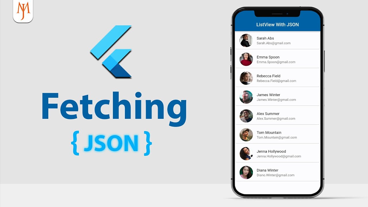 Flutter Building Listview With Json Data Http Get Youtube