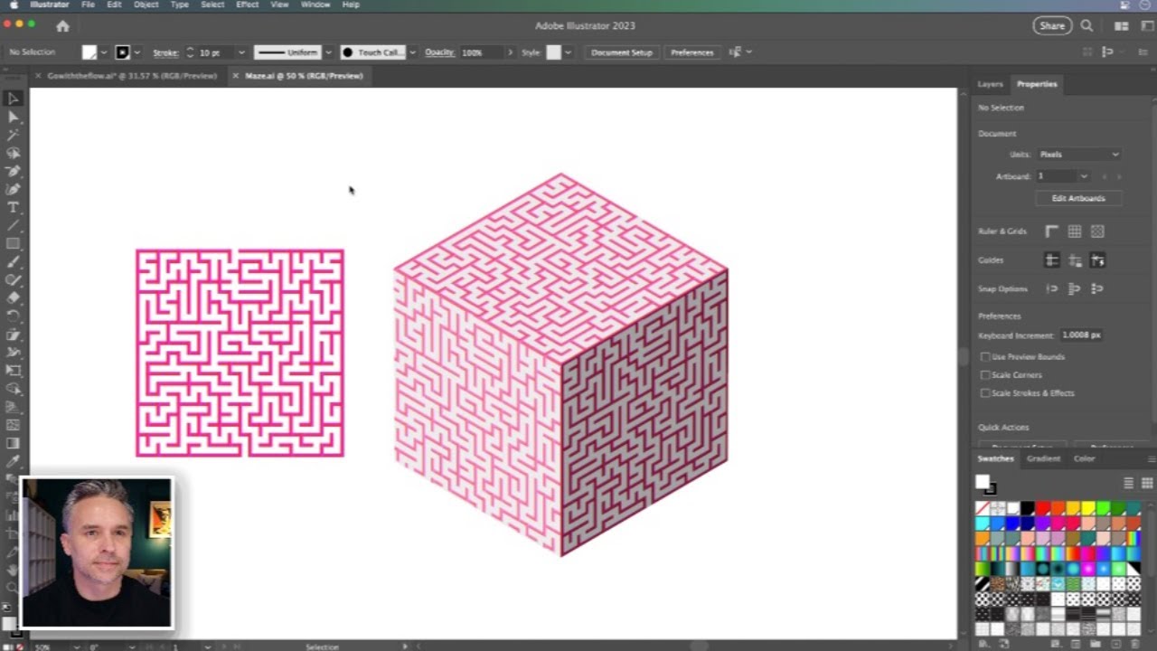 Design Masterclass Designing Mazes In Illustrator Youtube