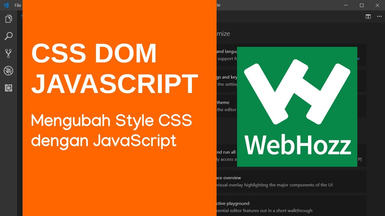 Belajar Javascript Mengubah Style Css Youtube