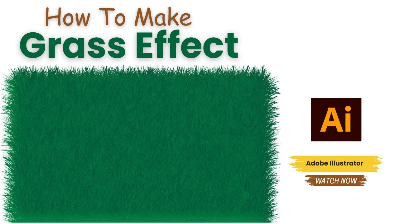 How To Make Grass Effect In Adobe Illustrator Easy Steps Adobe