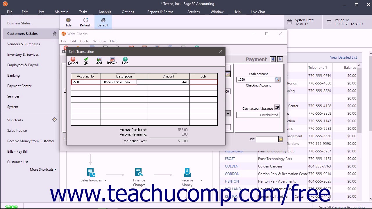 Sage 50 2018 Tutorial Paying On A Long Term Liability Sage Training