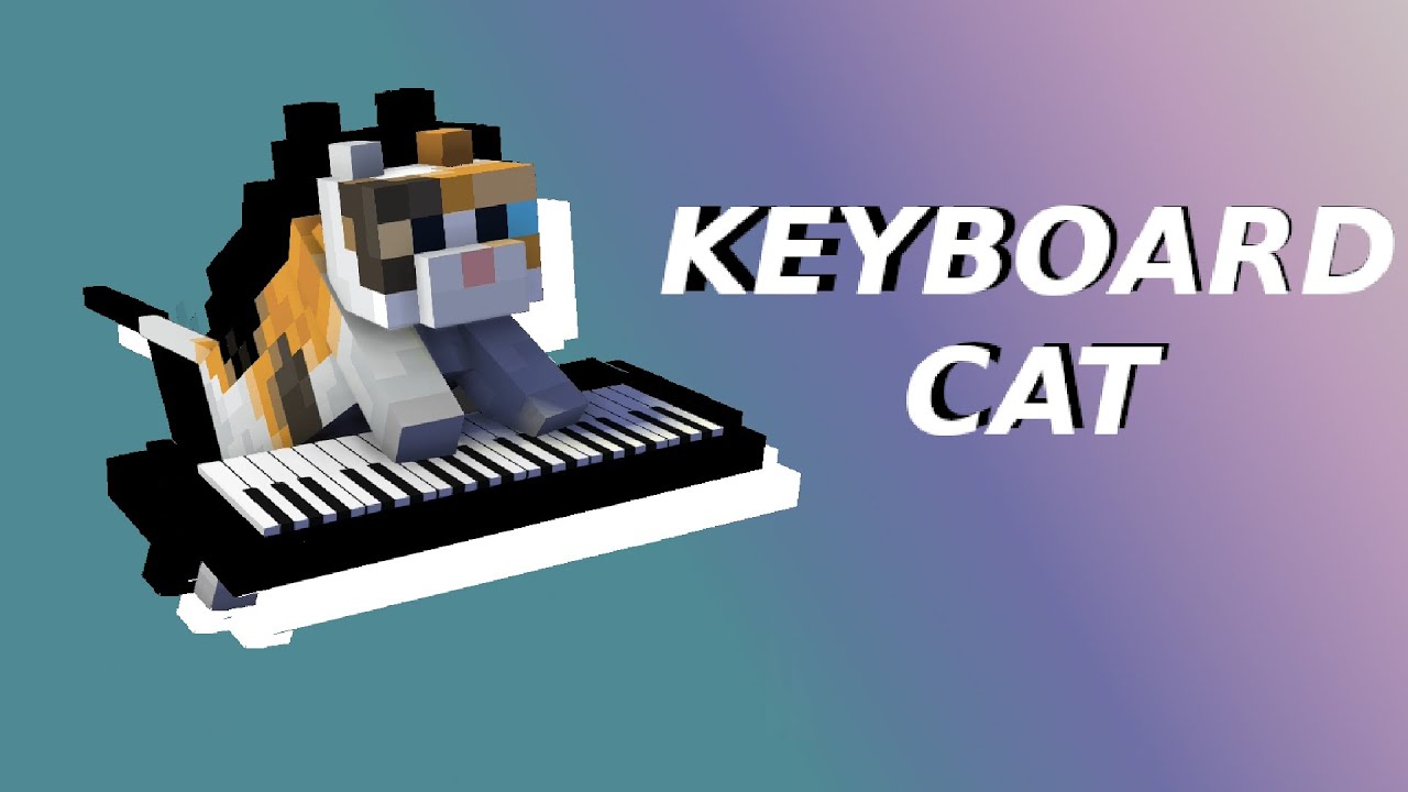 Keyboard Cat Minecraft Version Youtube