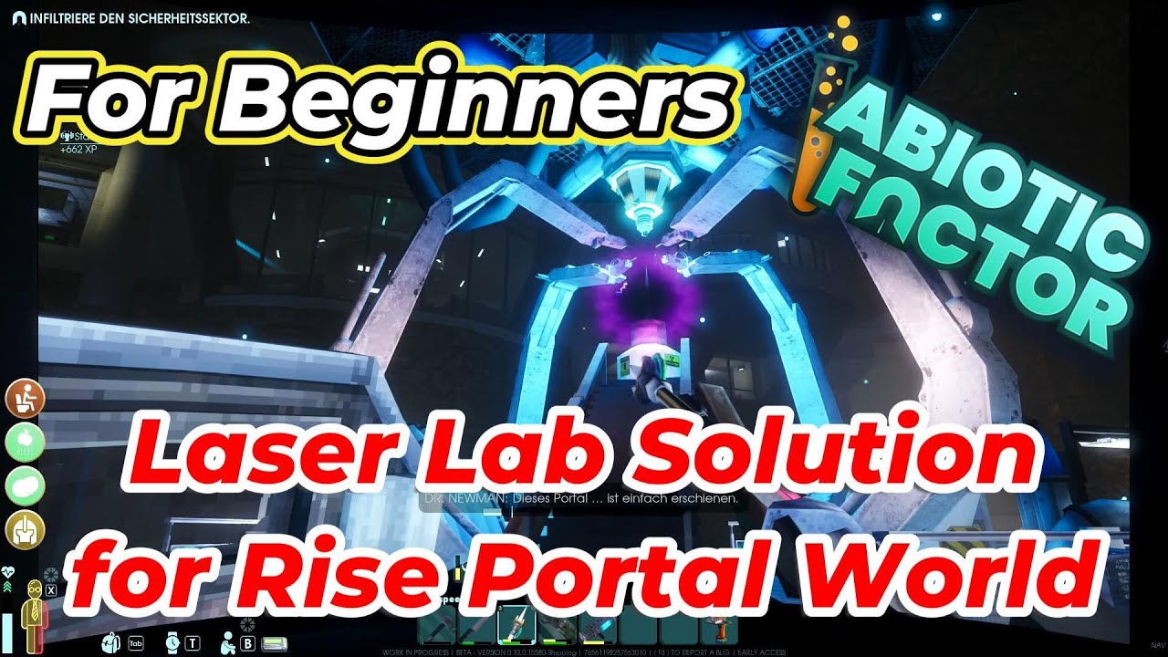 Laser Lab Solution For Rise Portal World Abiotic Factor 18 Youtube