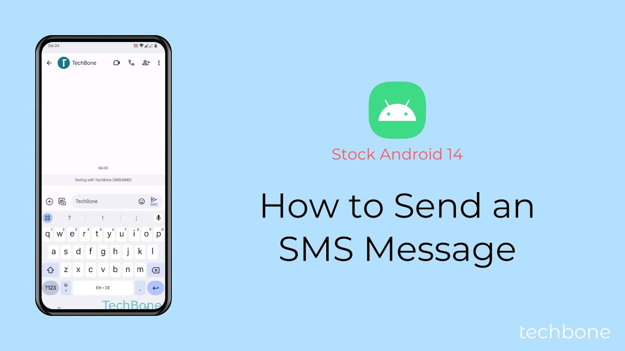 How To Send An Sms Message Android 14 Youtube
