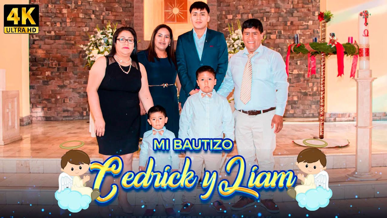 Mi Bautizo Cedrick Y Liam Youtube