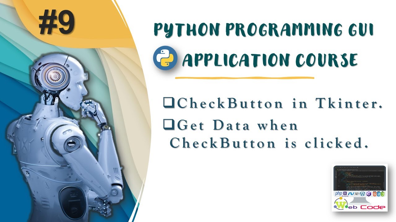 Create Checkbutton In Python Tkinter Part9 Youtube