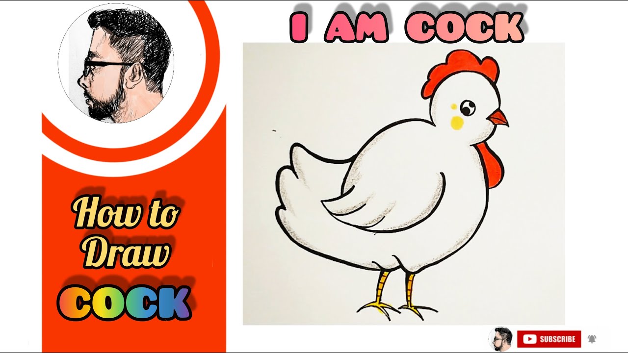 How To Draw A Easy Cock For Everyoneрџђ Easy Step By Step Cock Drawing