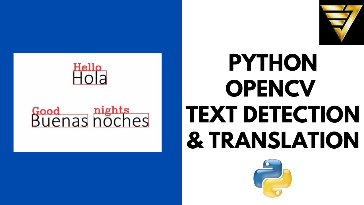 Python Opencv Text Detection Translation 165 Youtube