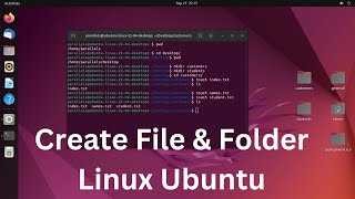 How To Create Folder And File In Linux Using Chords Tabs