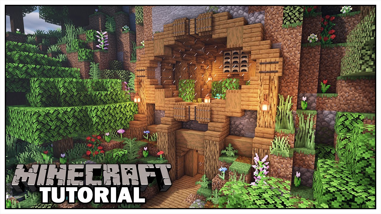 Minecraft Mountain House Tutorial How To Build Youtube