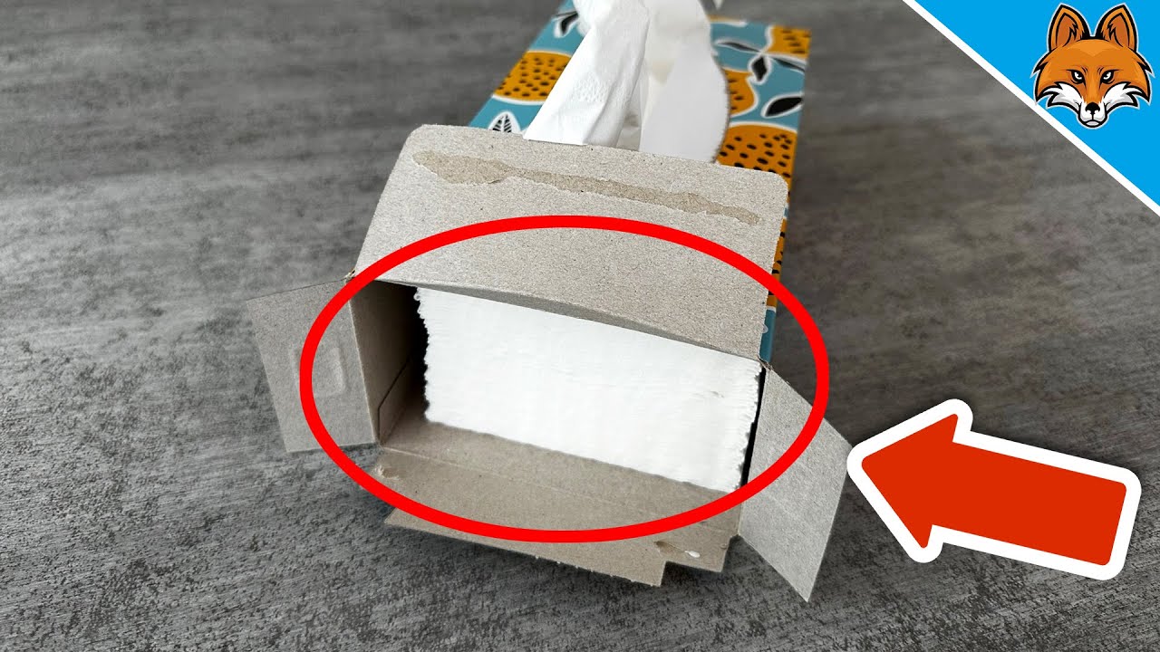 Open The Tissue Box This Way And You Will Thank Me Foreverрџ їрџ ґ Youtube