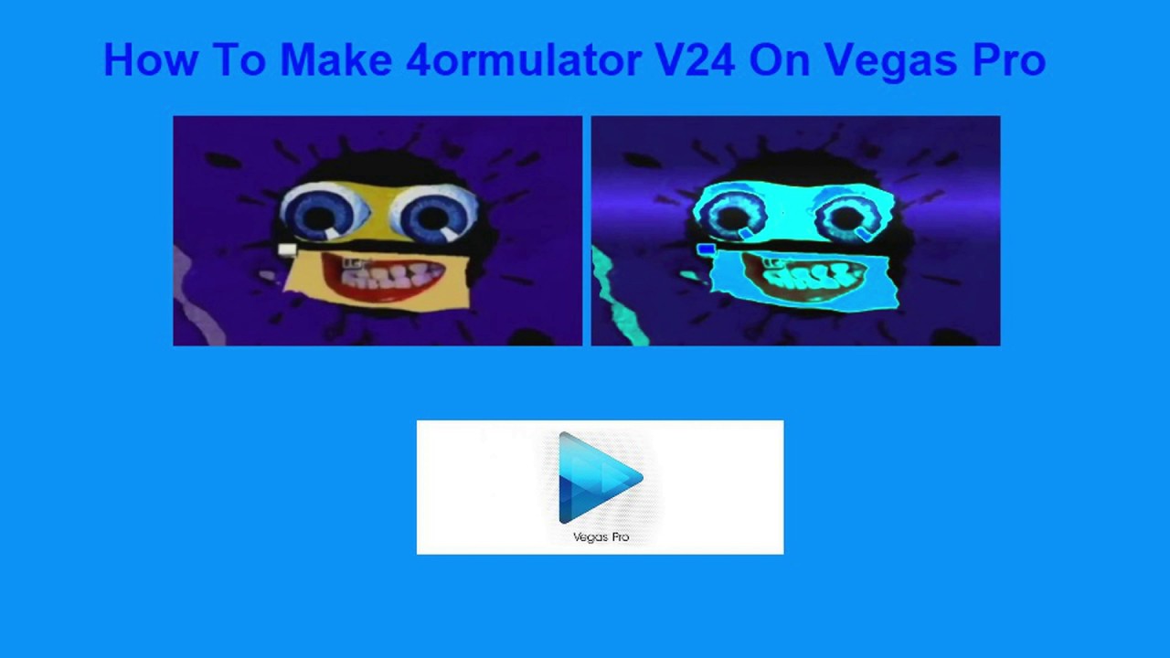 How To Make 4ormulator V24 On Vegas Pro Youtube