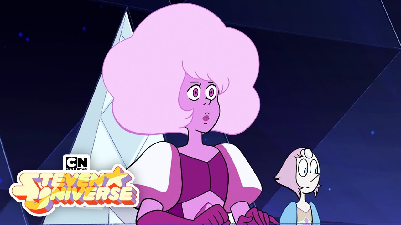 Pink Diamond Transforms Into Rose Quartz Steven Universe Cartoon