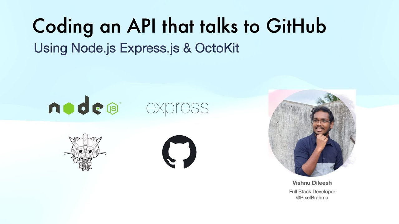 Building An Api With Node Js Express Js And Octokit Tutorial That