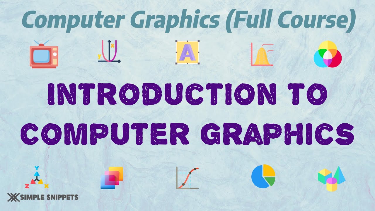 1 Introduction To Computer Graphics Full Course Computer Graphics