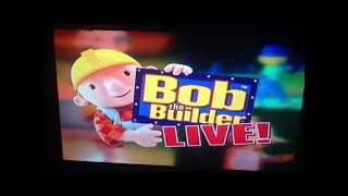 Bob The Builder Live Show Vhs Bob The Builder Live Arena Version In