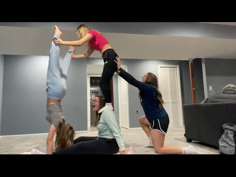 4 Person Yoga Challenge Youtube