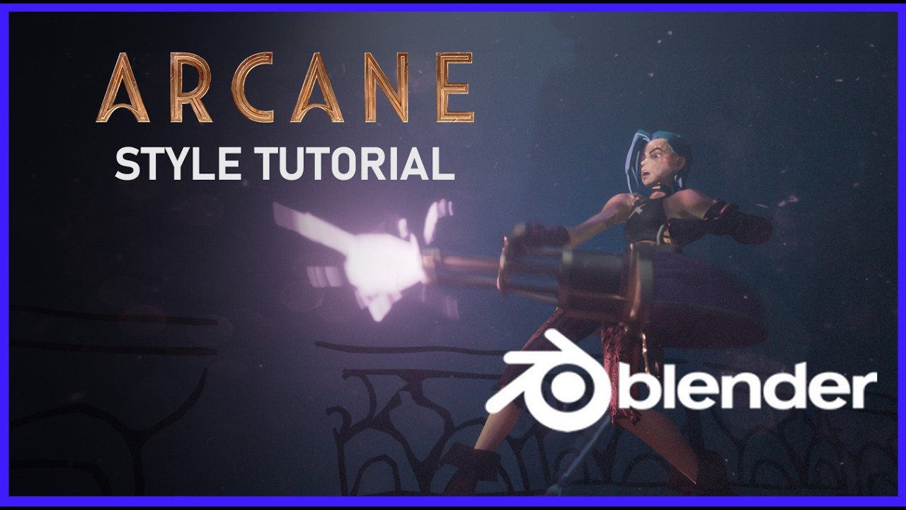 How To Make Arcane In Blender Youtube