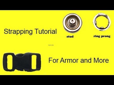 Buckle And Snaps Strapping Tutorial Youtube