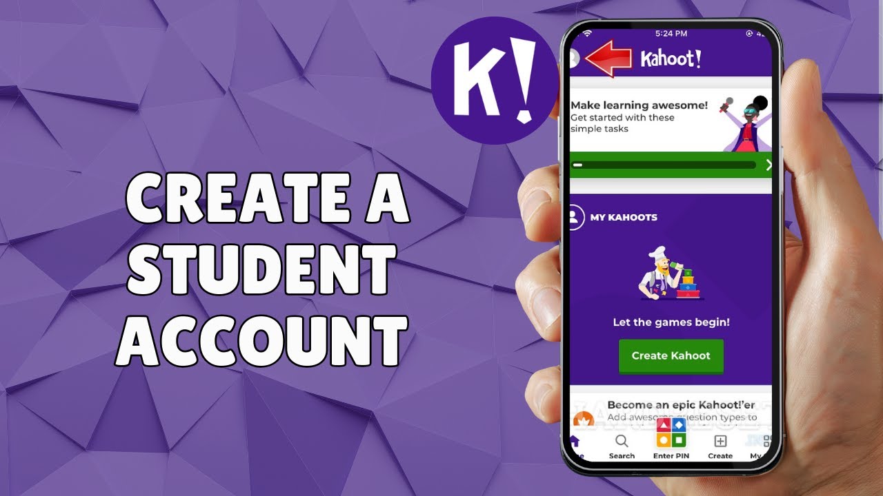 How To Create A Student Account On Kahoot Youtube