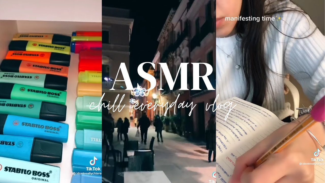 Asmr Tiktok Compilation Everyday Vlog Youtube