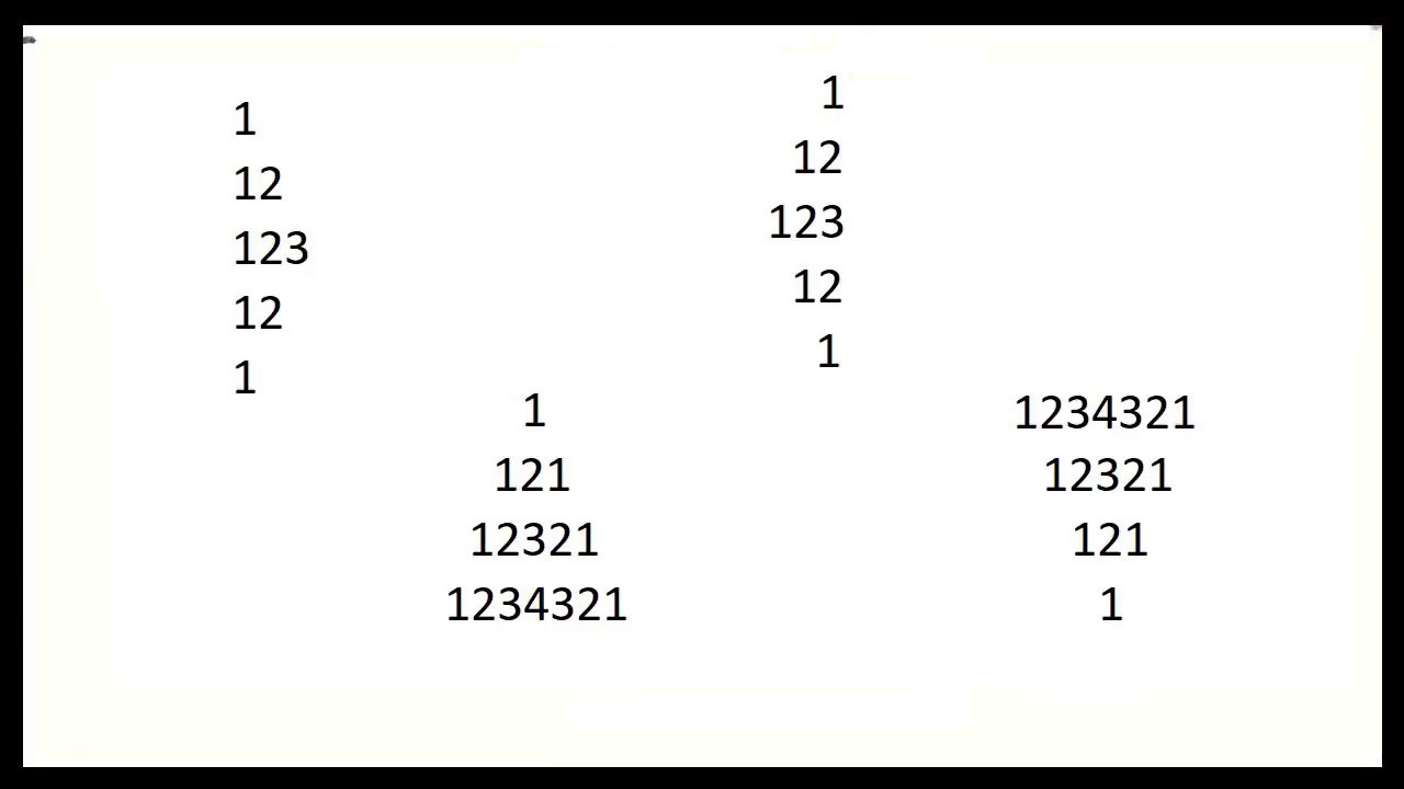 C Programming Star Pattern Programming Course Youtube