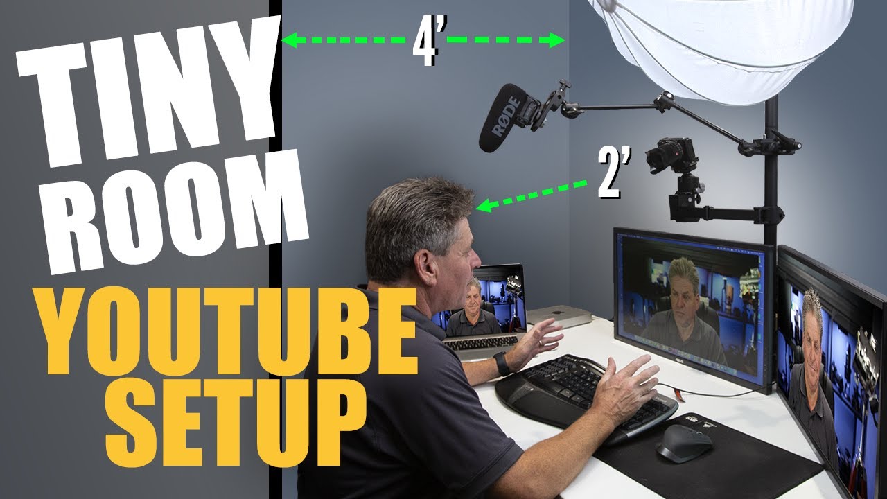 Youtube Studio Setup In A Tiny Room Youtube