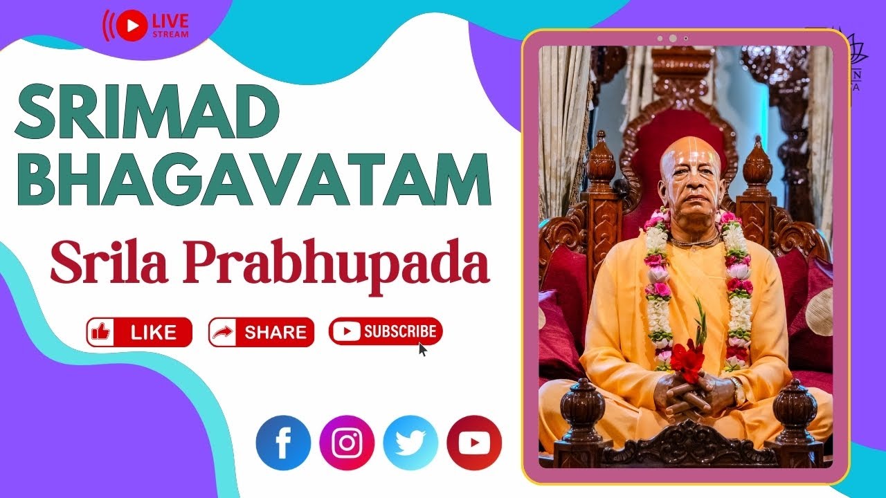 Srimad Bhagavatam Audio Lecture By Srila Prabhupada 23 August 2025