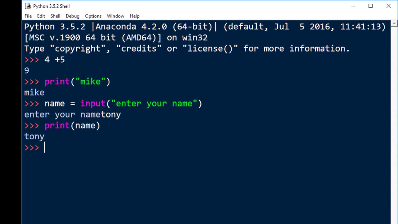 Quick Introduction To Idle Youtube
