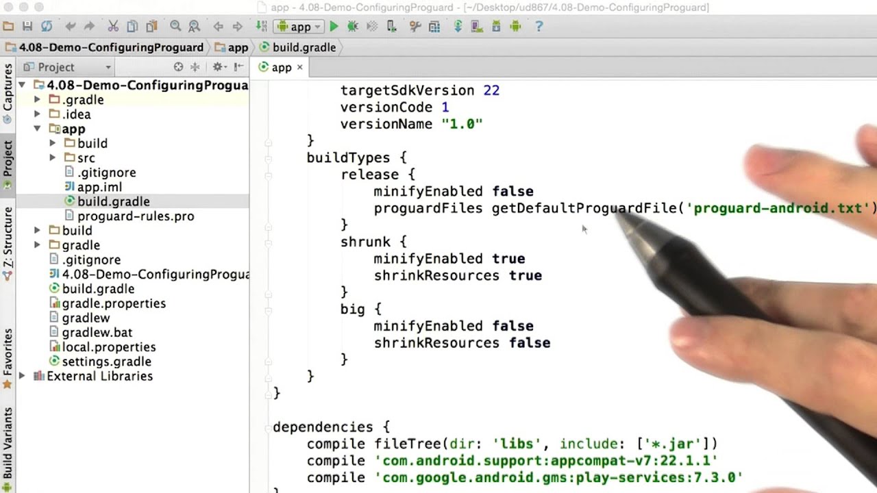 Configuring Proguard Youtube