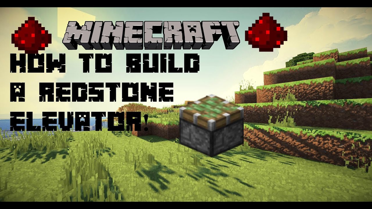 Minecraft Tutorial How To Make A Redstone Elevator Youtube