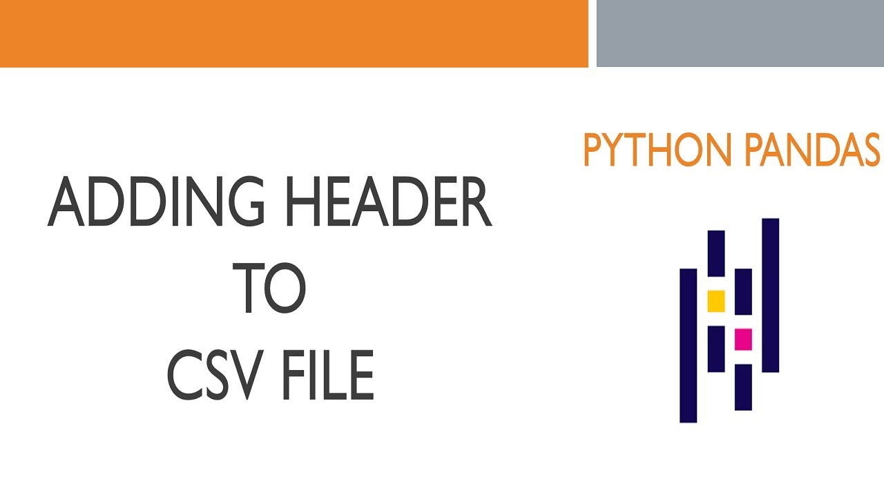 How To Create Csv File With Header In Python At Jasmine Hodges Blog