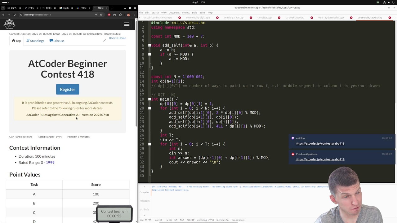Cses Dynamic Programming Problems Youtube