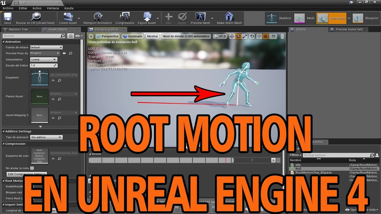 Tutorial Root Motion En Español Para Unreal Engine 4 Youtube