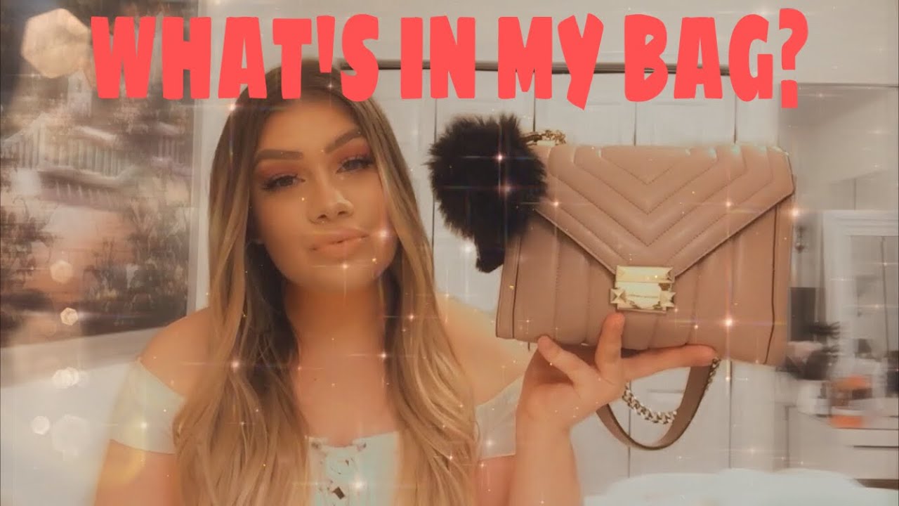 What S In My Michael Kors Bag 2020 Justene Bessert Youtube
