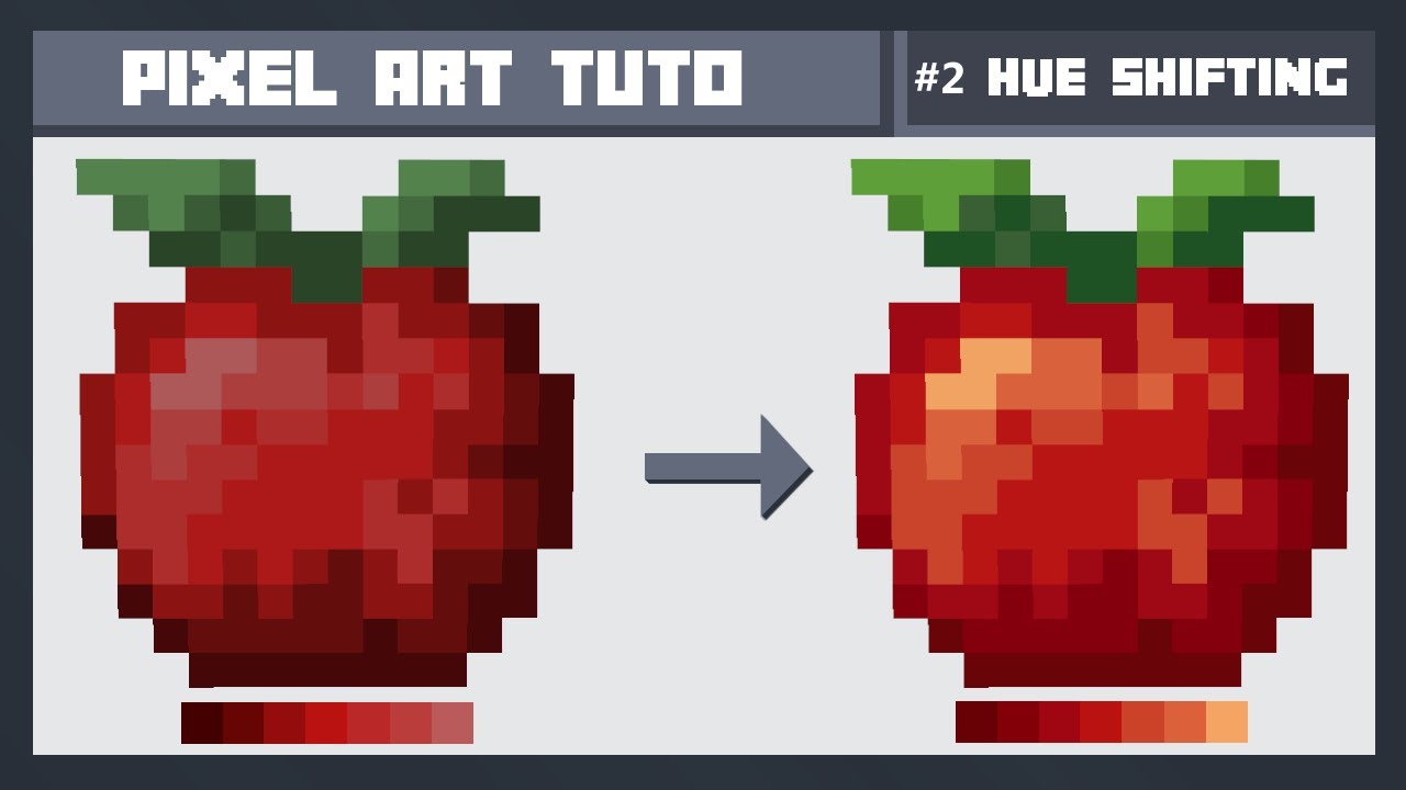 Pixel Art Tuto 2 Hue Shifting Youtube