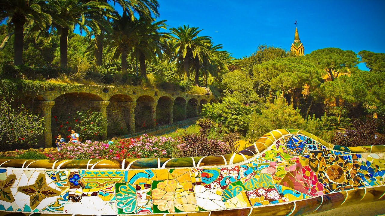 â ªparc Gã Ellâ Barcelone Espagne â â ª Park Guell Barcelona Spain